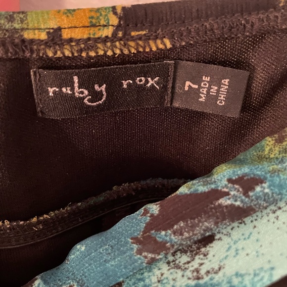 Ruby Rox | Dresses | Ruby Rox Beautiful Colored Green And Tan Dress ...